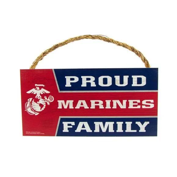 Wincraft's | Wall Decor | Proud Marines Family Officially Licensed Wood ...